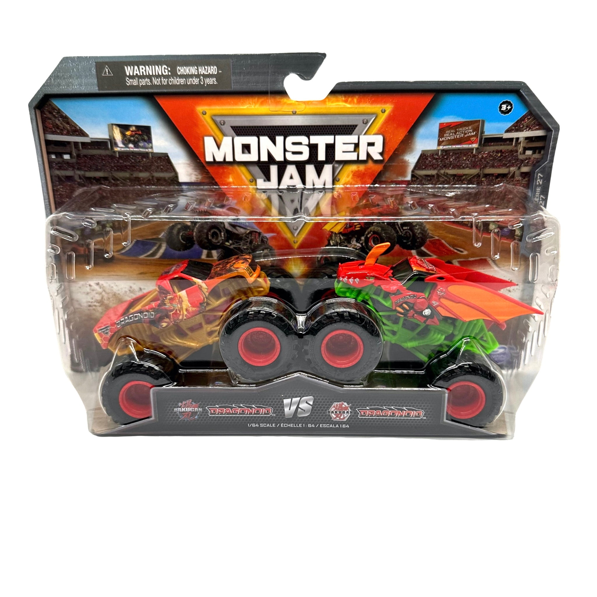Monster Jam Bakugan Dragonoid Trucks Play Vehicles, 2 Pieces - Walmart.com