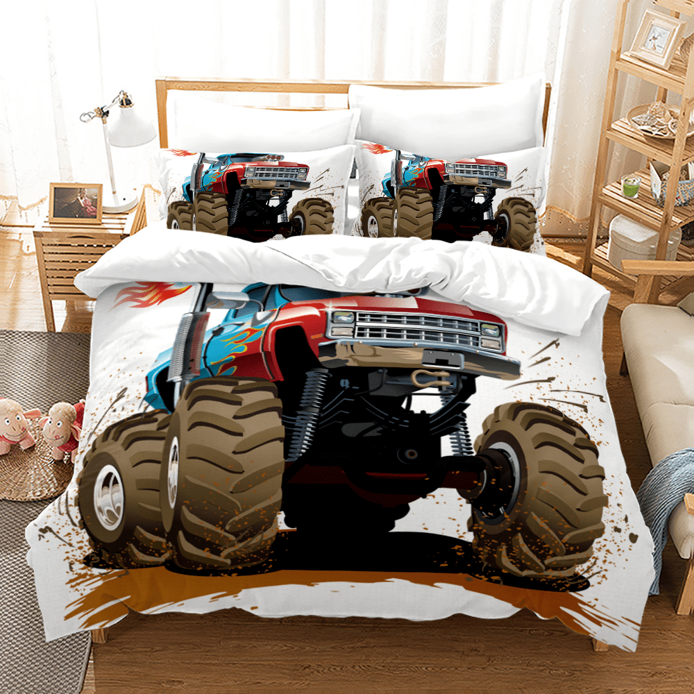 Monster Jam Bedding Set Single Twin Full Queen King Size Monster Jam ...