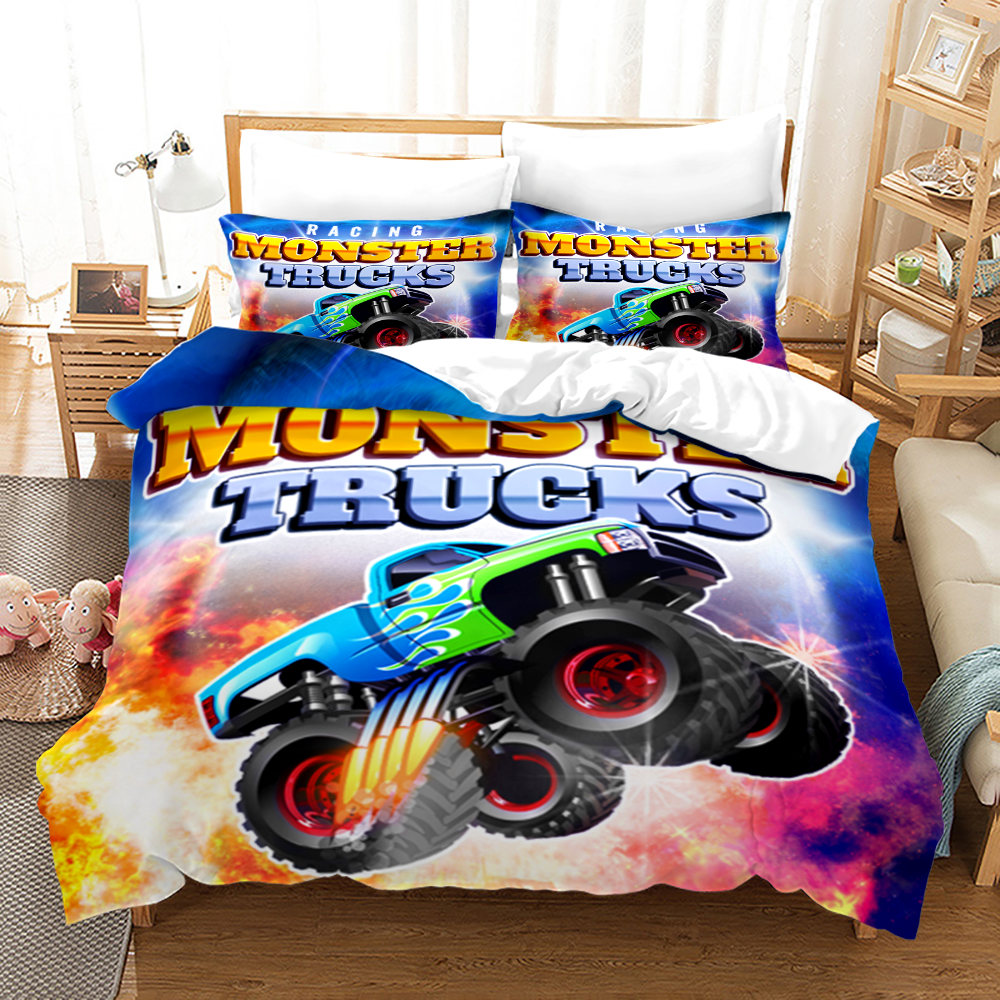 Monster Jam Bedding Set Single Twin Full Queen King Size Monster Jam ...