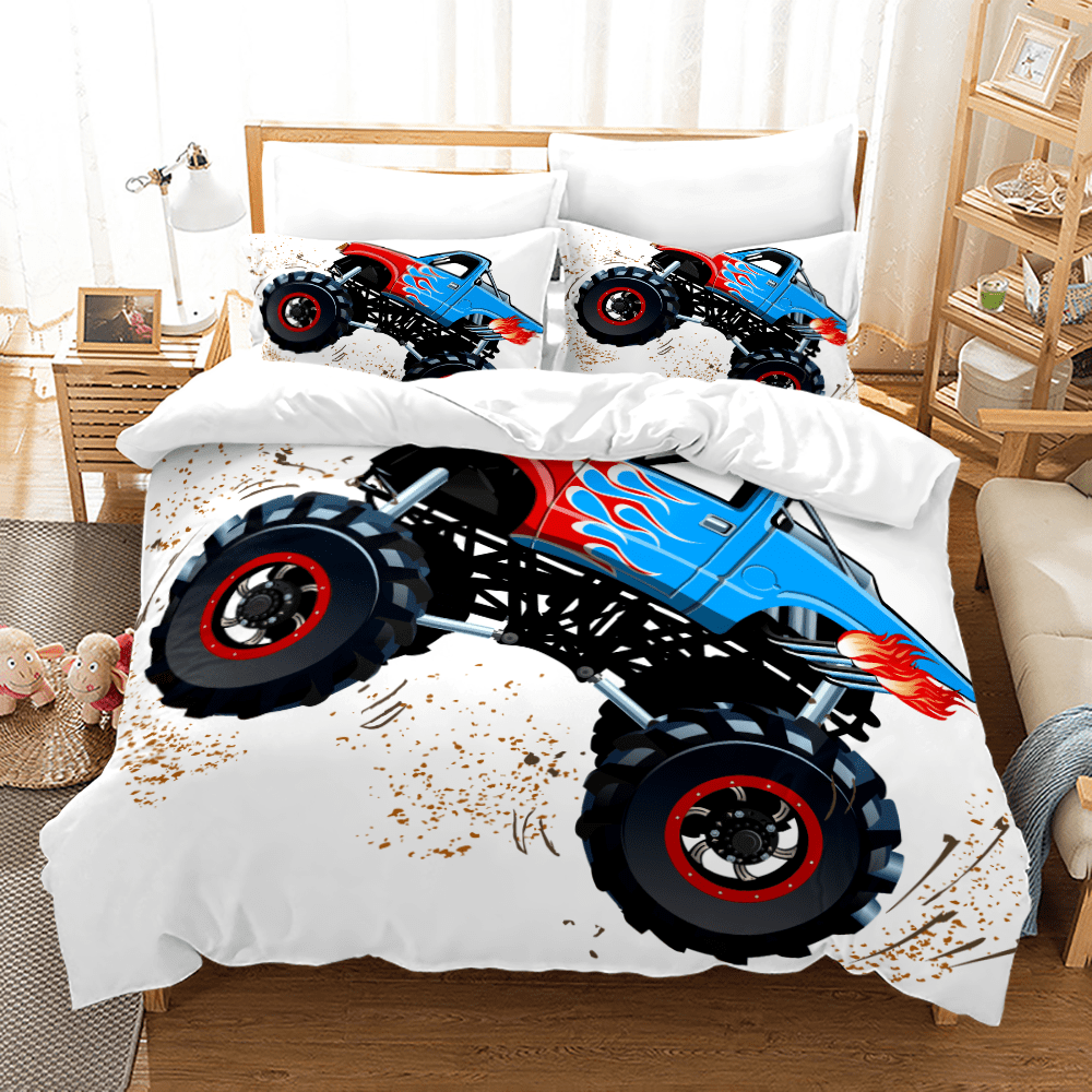 Monster Jam Bedding Set Single Twin Full Queen King Size Monster Jam ...
