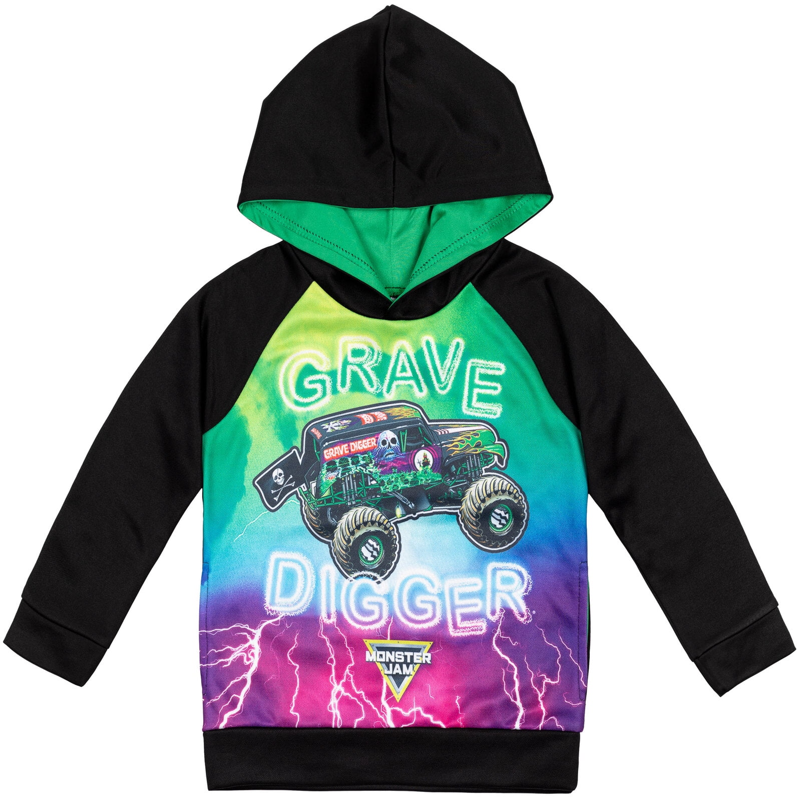 Monster Jam Big Boys Fleece Hoodie Black/Orange 18-20 - Walmart.com