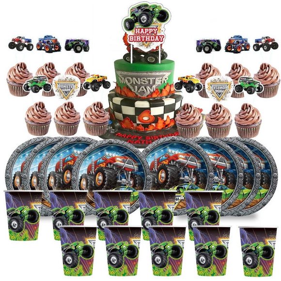 Monster Jam Party Supplies in Party & Occasions - Walmart.com