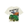 Monster Jam Boys Backwall Graphic Tee with Short Sleeves, Sizes 4-18 ...