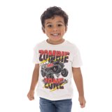 Monster Jam Boys Zombie Zone Short Sleeve Graphic Tee, Sizes 4-12 ...