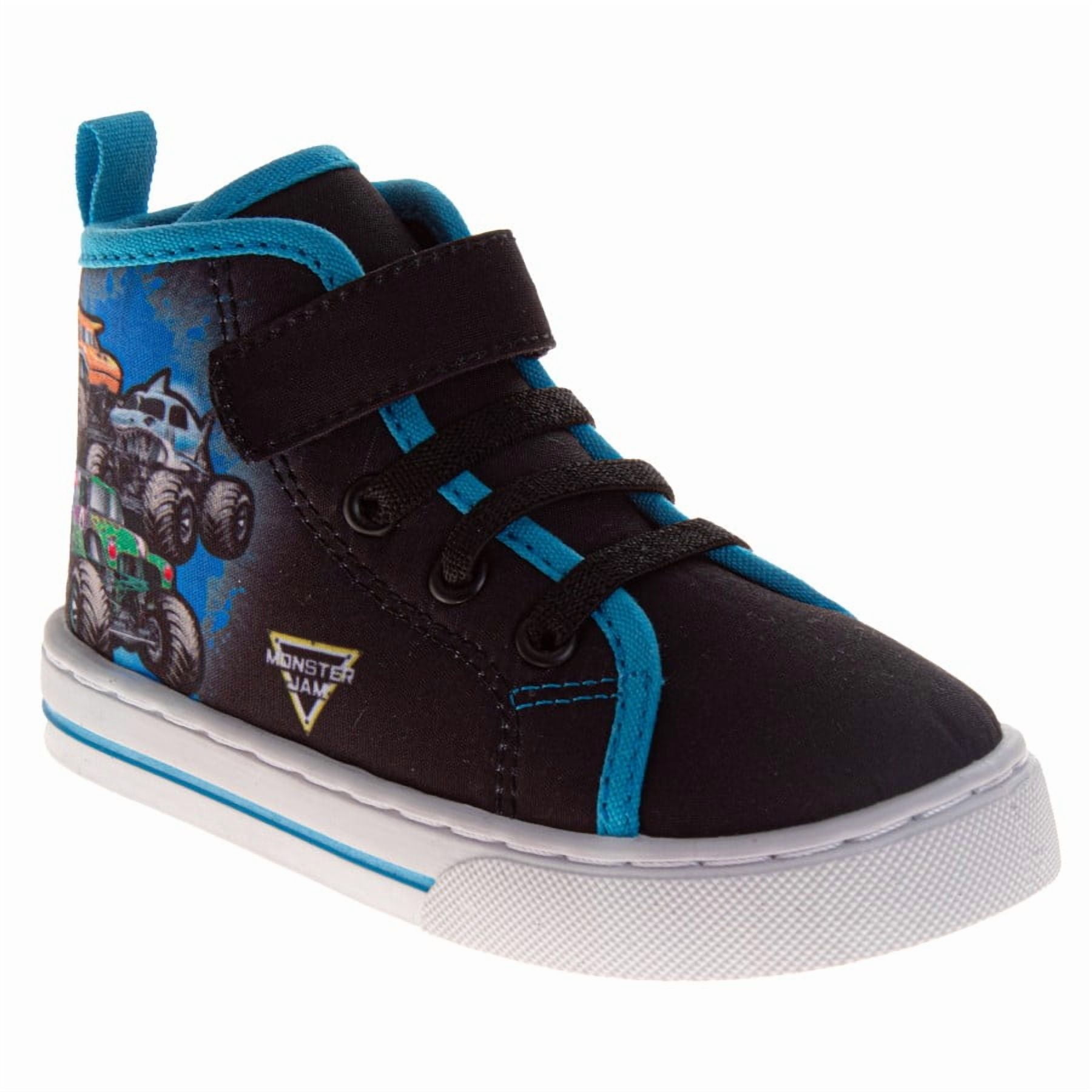 Monster Jam Canvas High, Top Sneakers Kids, Durable Rugged Tread Lace ...