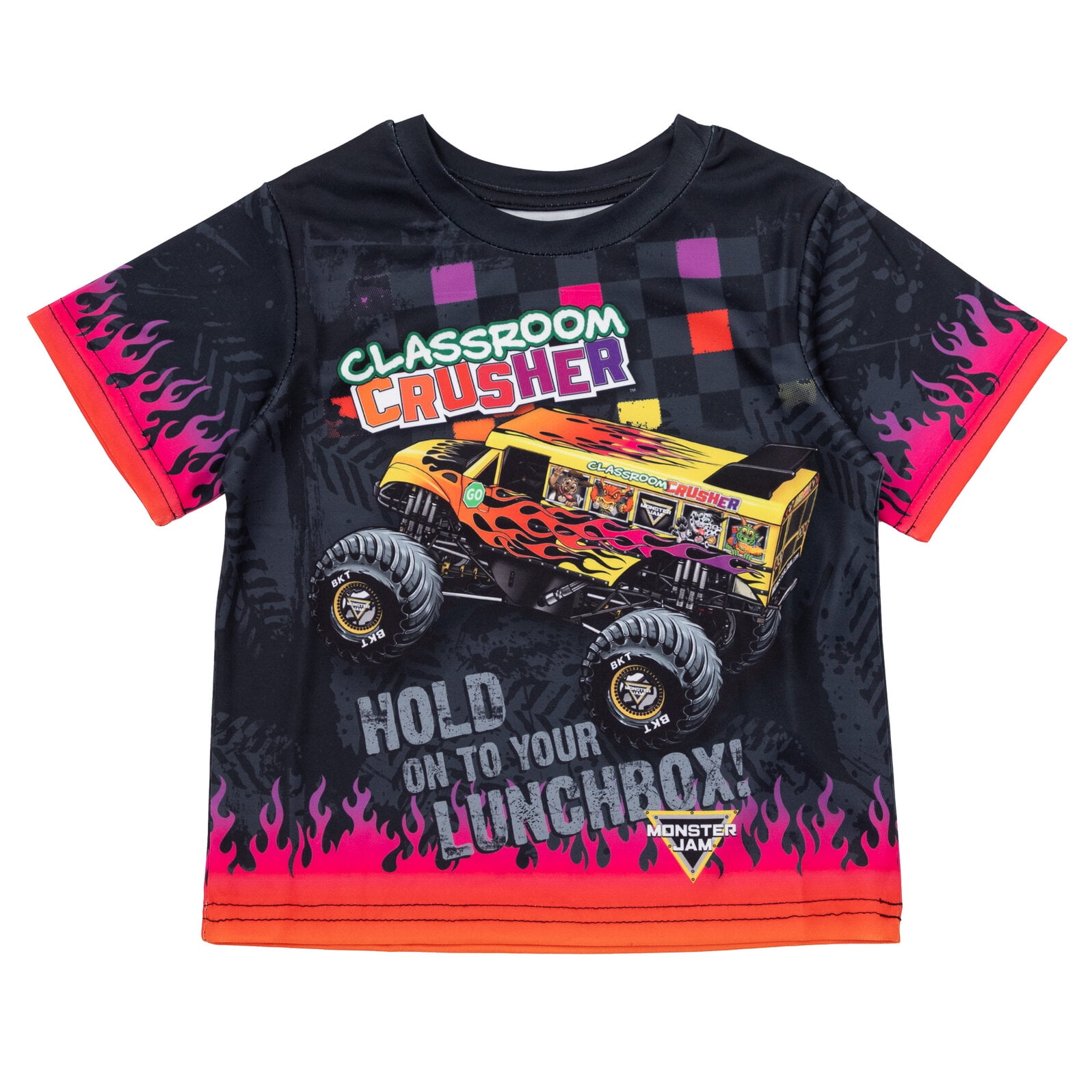 Monster Jam Classroom Crusher Truck T-Shirt Toddler to Big Kid ...