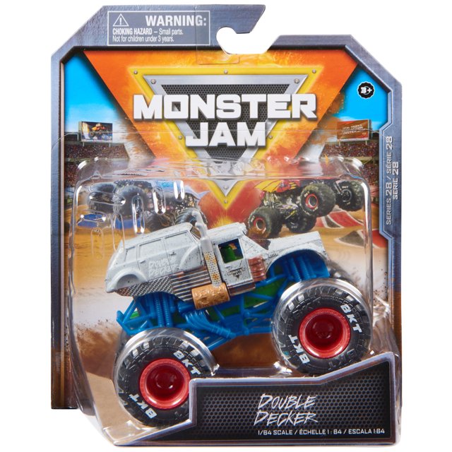 Monster Jam Double Decker - 1:64 Scale Monster Trucks, Girl and Boy ...