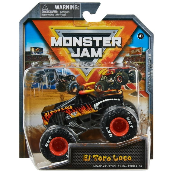 Monster Jam El Toro Loco 1:64 Scale Monster Truck Action Collectible ...