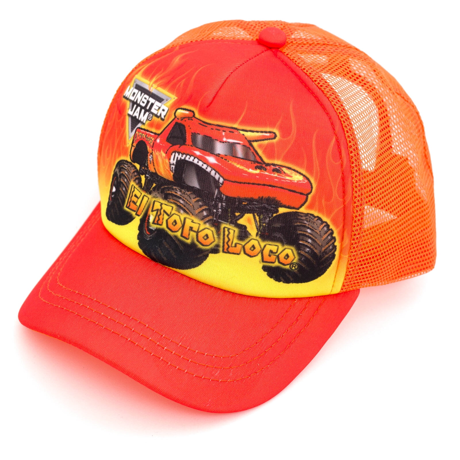 Monster Jam El Toro Loco One Size Toddler Mesh Adjustable Snapback ...