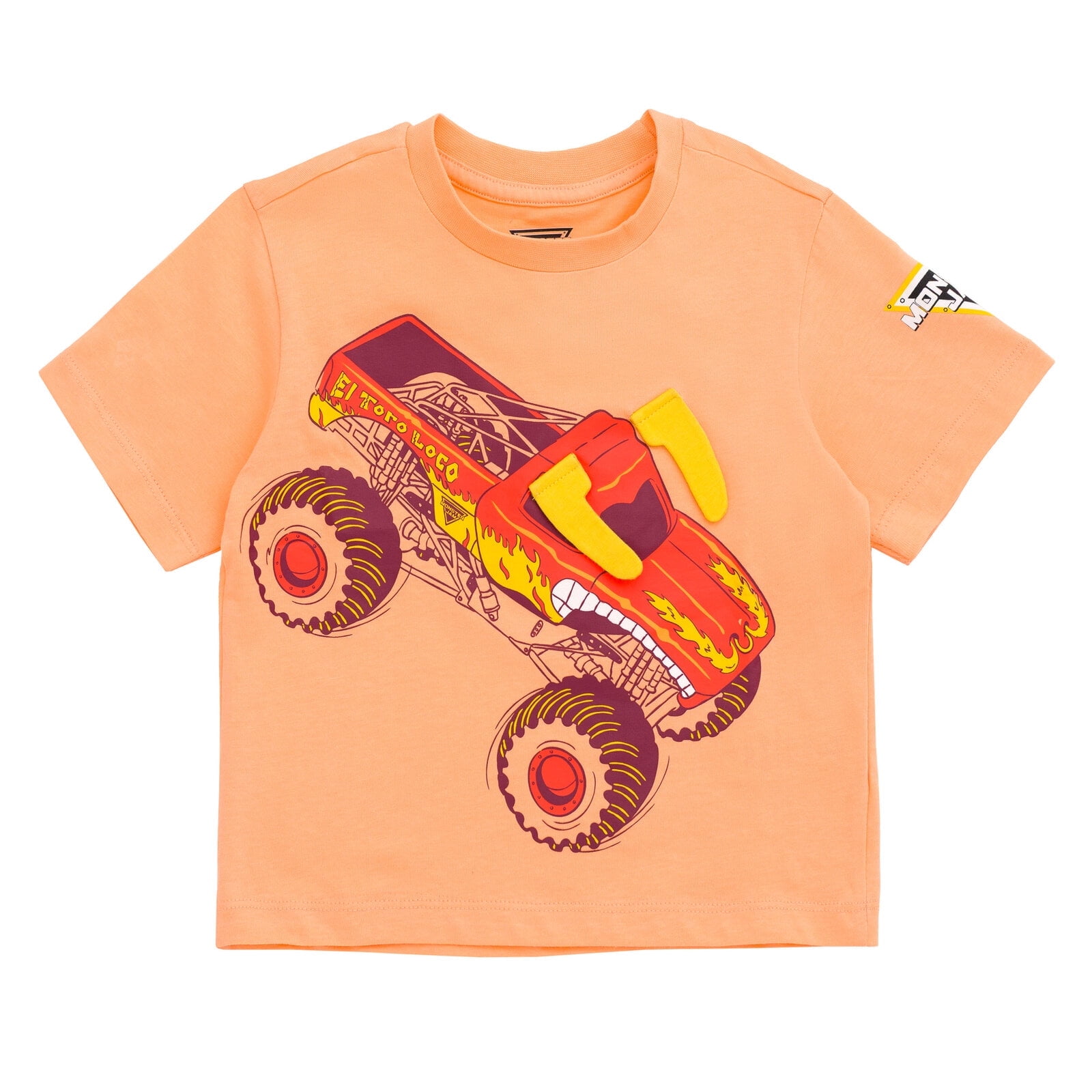 Monster Jam, T-Shirt, El Toro Loco, Toddler to Little Kid - Walmart.com