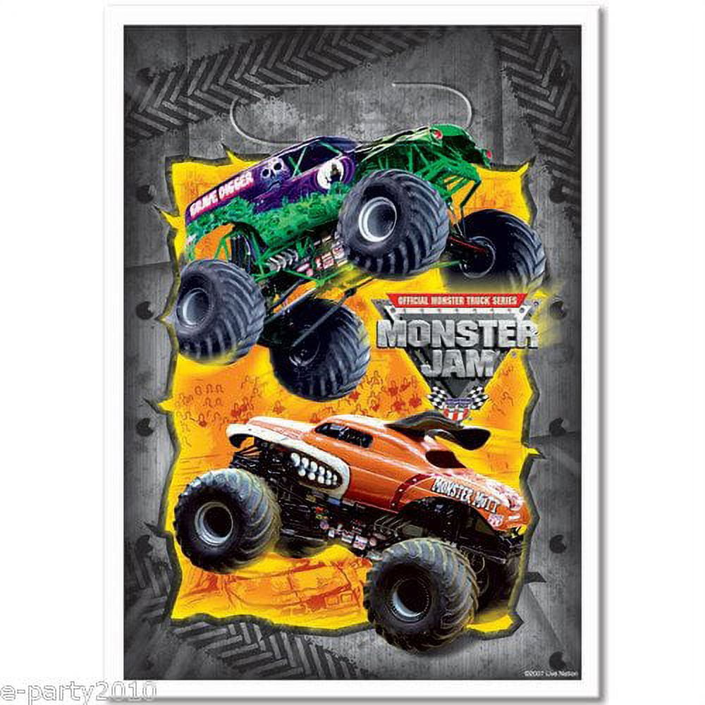Monster Jam Favor Bags (8ct) - Walmart.com