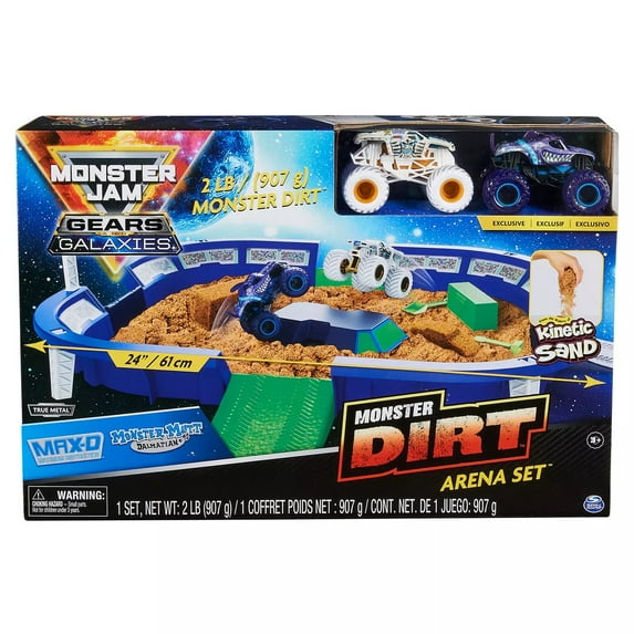 Monster Jam Gears & Galaxies Dirt Arena Playset - Walmart.com