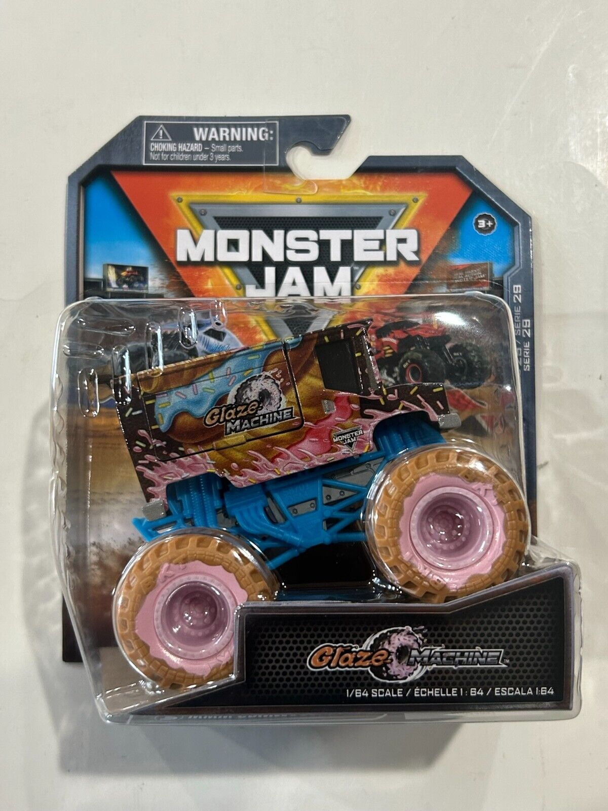 Monster Jam Glaze Machine - 1:64 Scale Monster Trucks, Boy Toys CHASE ...