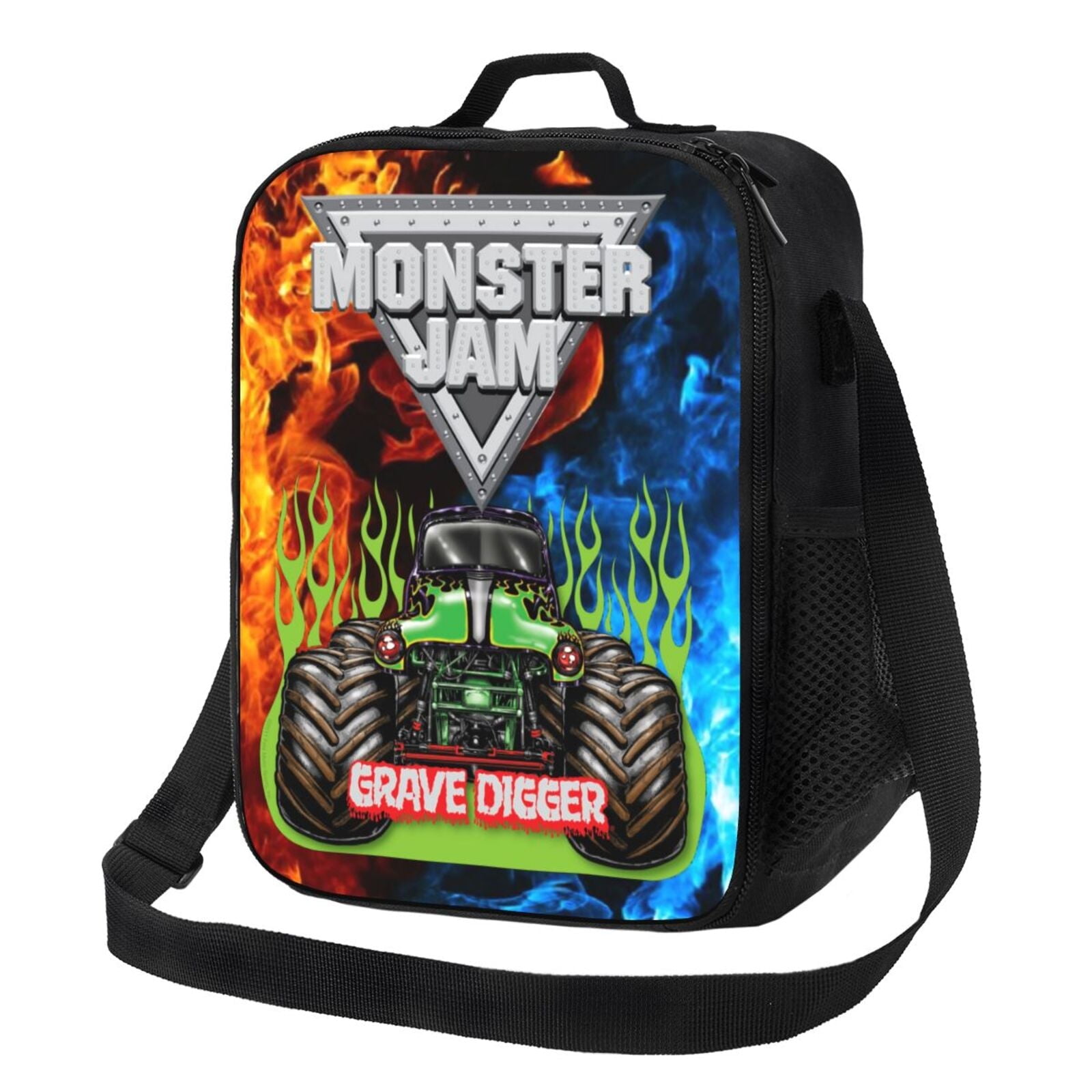 Monster Jam Grave Digge Insulated Lunch Bag With Adjustable Shoulder ...