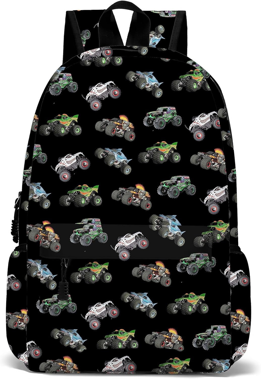 Monster Jam Grave Digger Cool Trucks Backpack Lightweight Travel bags ...