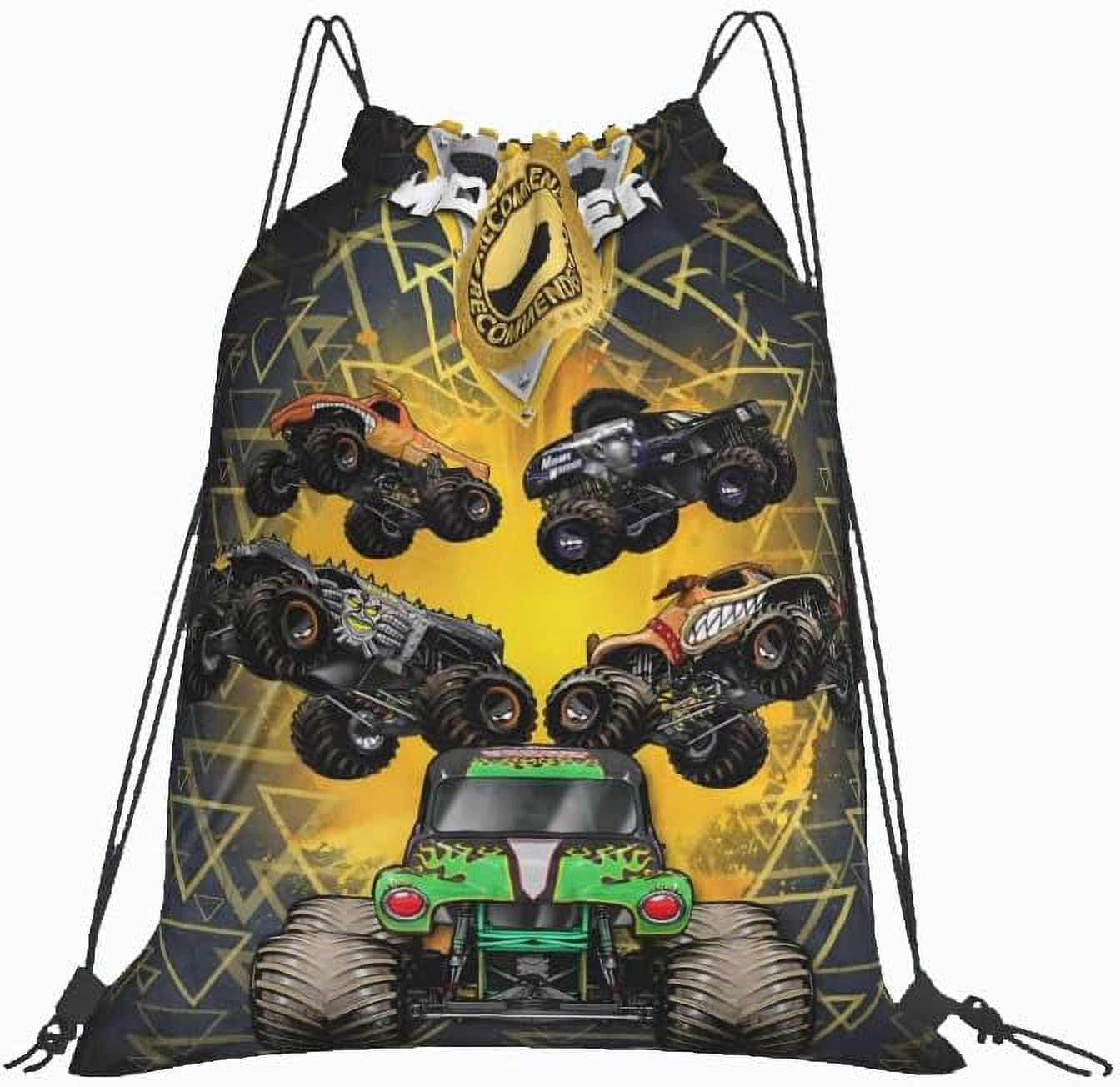 Monster Jam Grave Digger Drawstring Backpack, Sports Gym Bag For adult ...