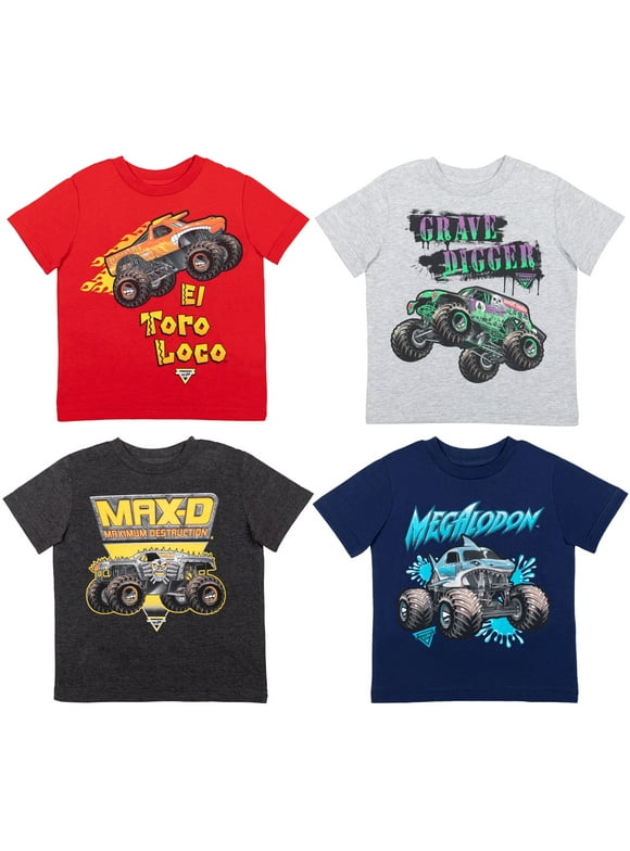 Monster Jam Kids Clothing in Kids Clothing Character Shop - Walmart.com