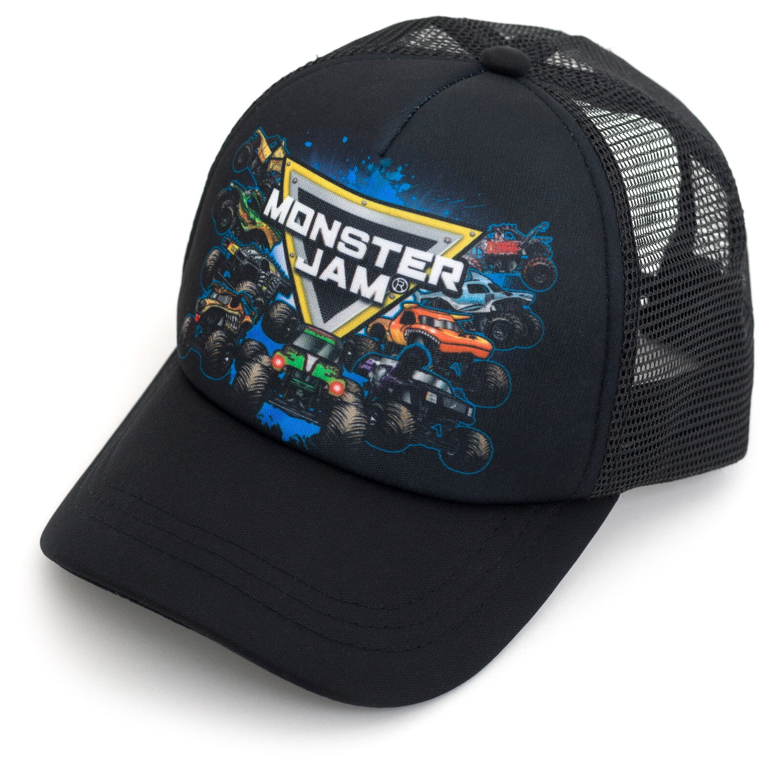 Monster Jam Youth Snapback Hat, Grave Digger, El Toro Loco, Megalodon ...