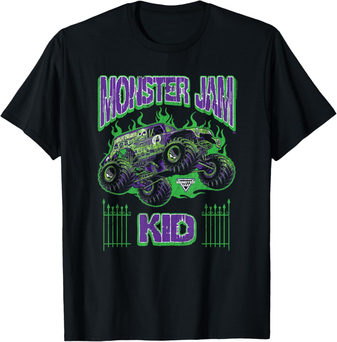 Monster Jam Grave Digger Kid Family Motorsports T-Shirt - Walmart.com