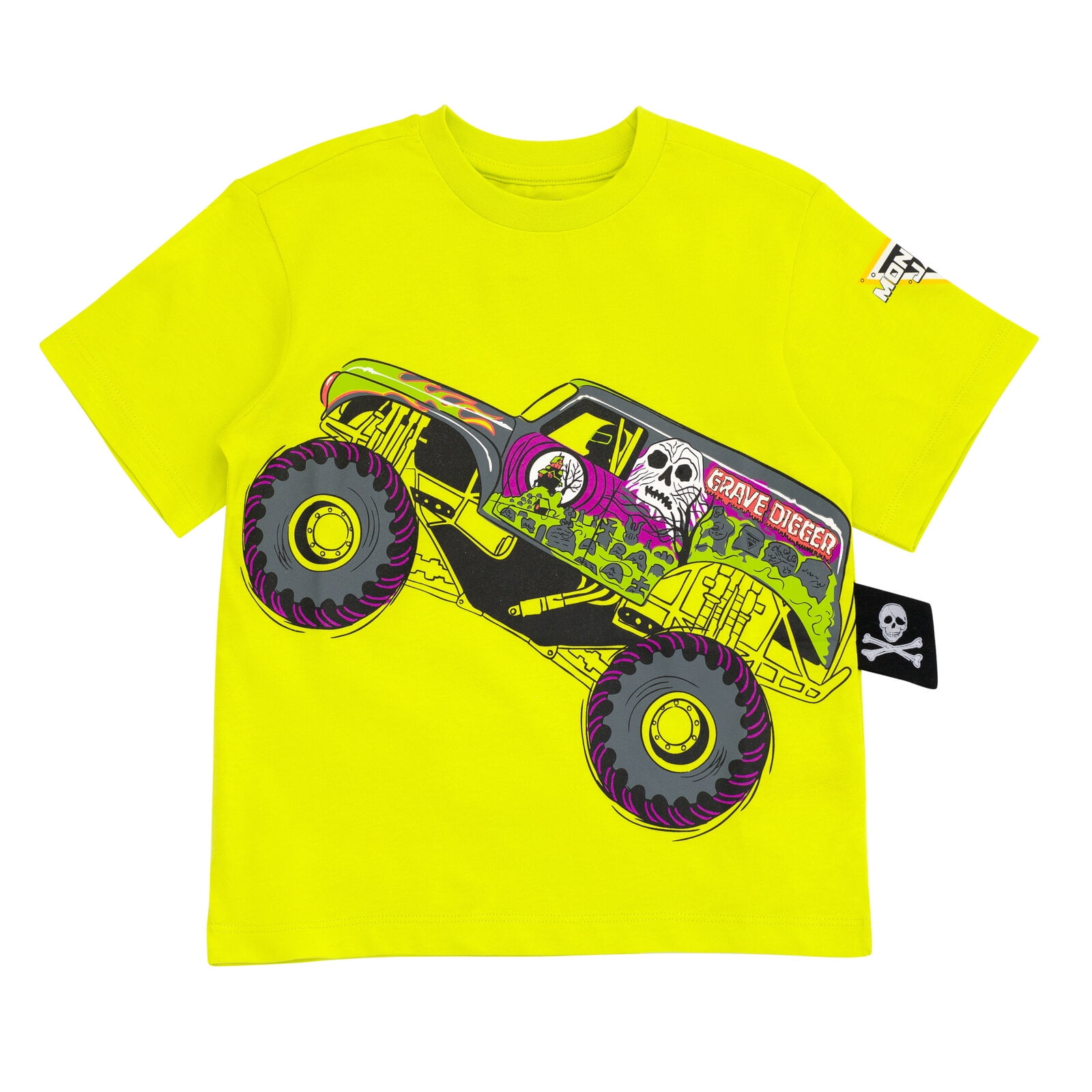 Monster Jam Grave Digger T-Shirt Toddler to Little Kid - Walmart.com