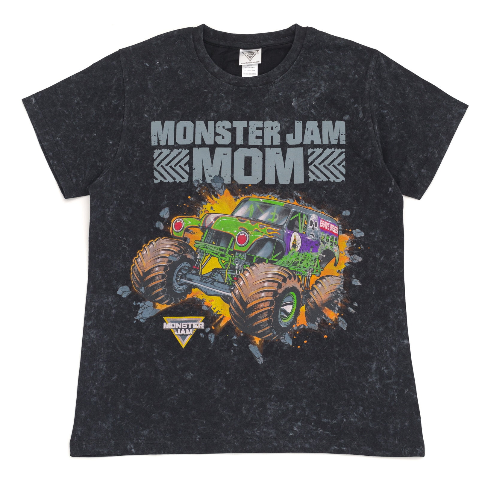 Monster Jam Grave Digger Vintage Wash Matching Family T-Shirt Adult ...