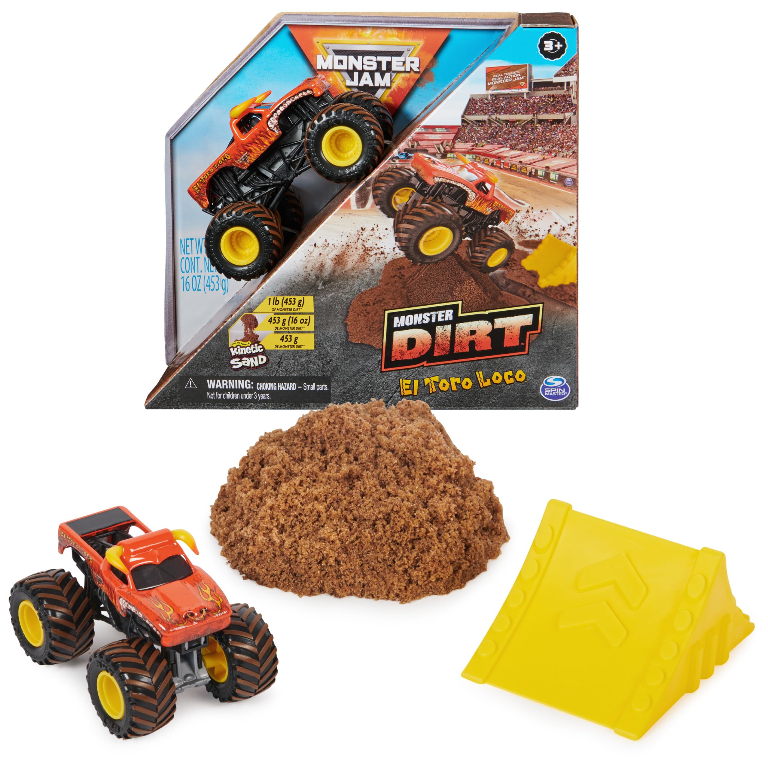 Monster Jam Kids El Toro Loco Truck Play Vehicles, Diecast, 1 lb ...