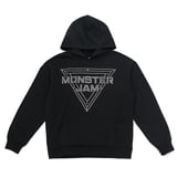 Monster Jam Logo Fleece Drop Shoulder Pullover Hoodie Adult - Walmart.com