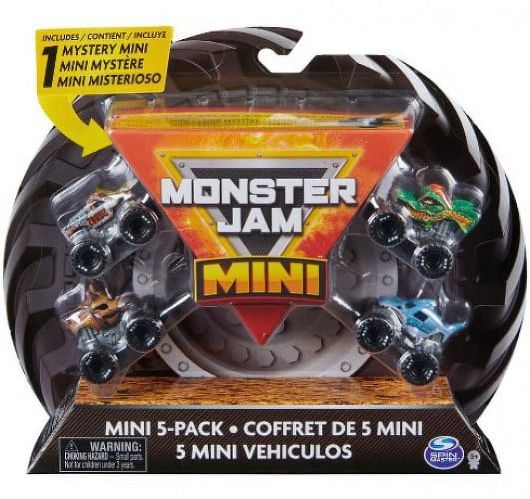 Monster Jam MINI Megalodon, Dragon, Zombie, Horse Power & Mystery Truck ...