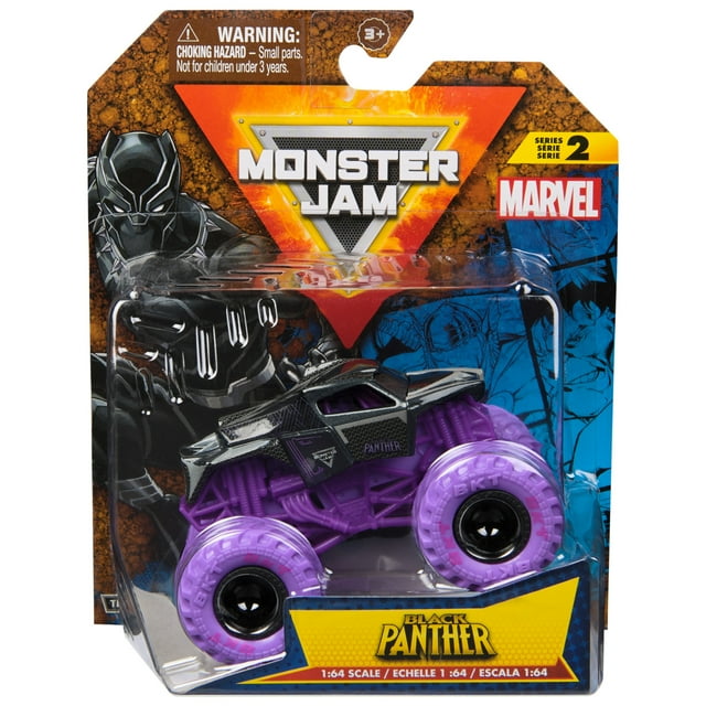 Monster Jam, Marvel Official Black Panther Monster Truck - Walmart.com