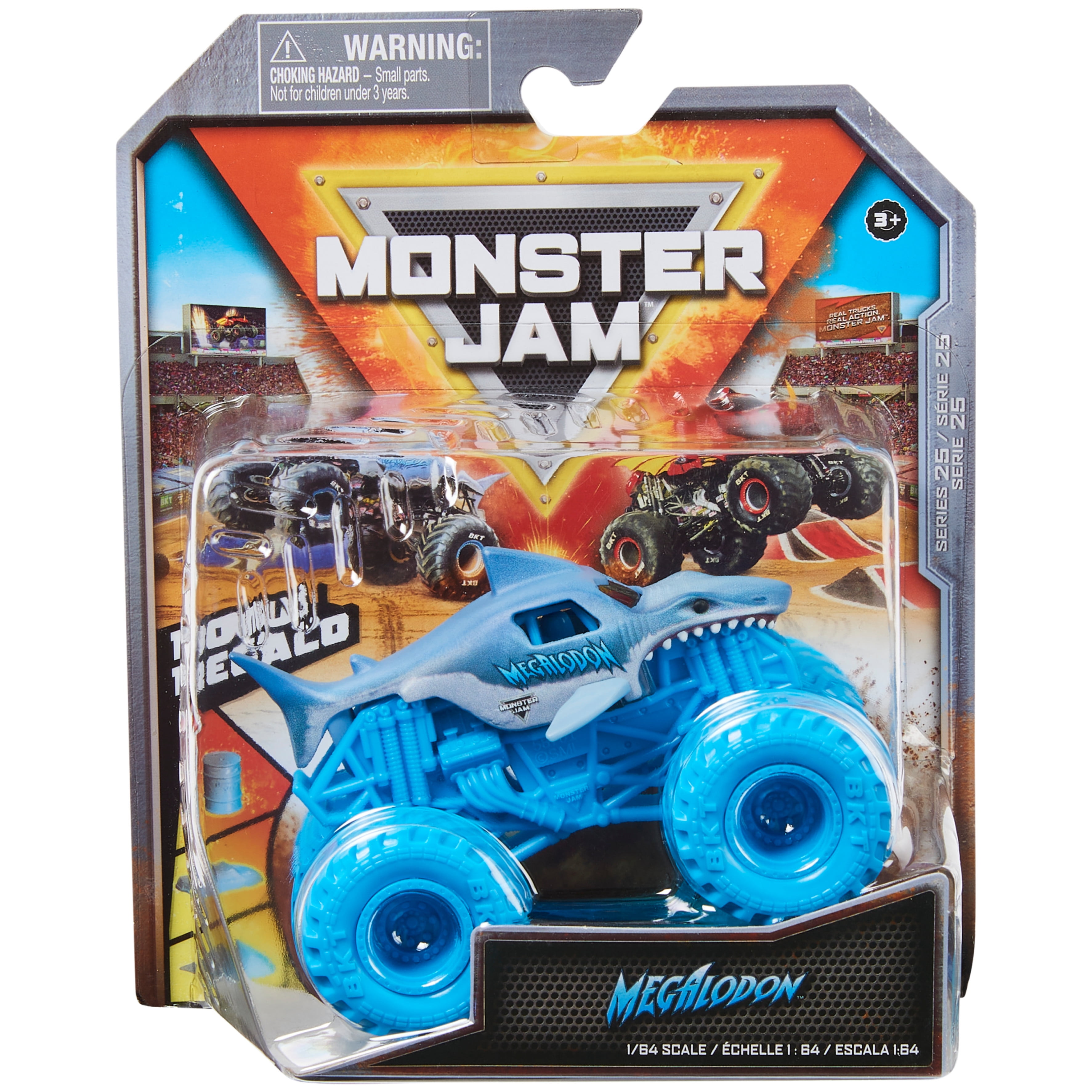 Monster Jam Megalodon - 1:64 Scale - Walmart.com