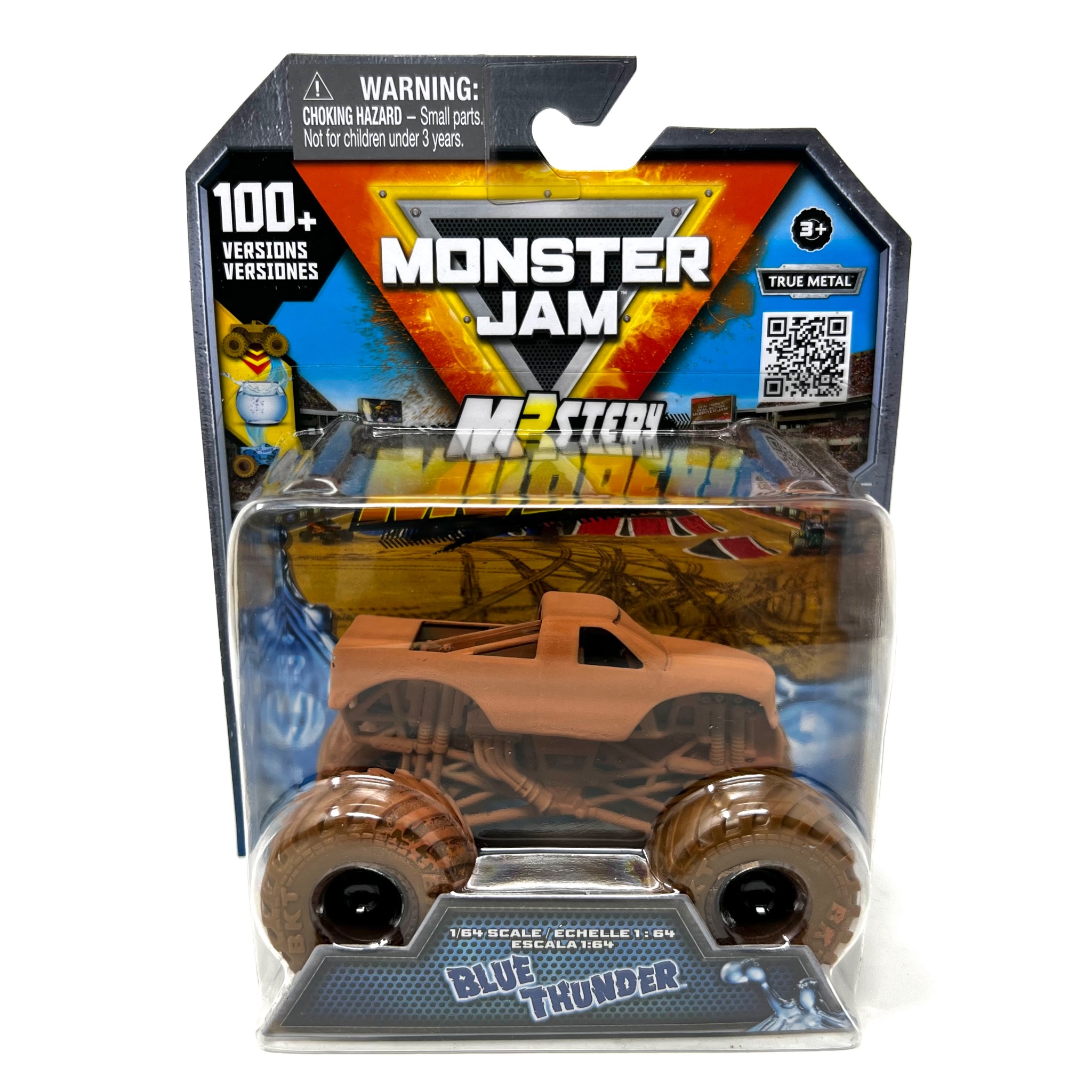 Monster Jam Mystery Mudders Series 1 Blue Thunder Play Vehicle, 1/64 ...