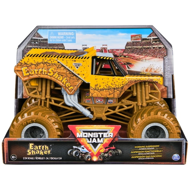 Monster Jam, Official 1:24 Die-Cast Monster Truck Vehicle (Styles May ...