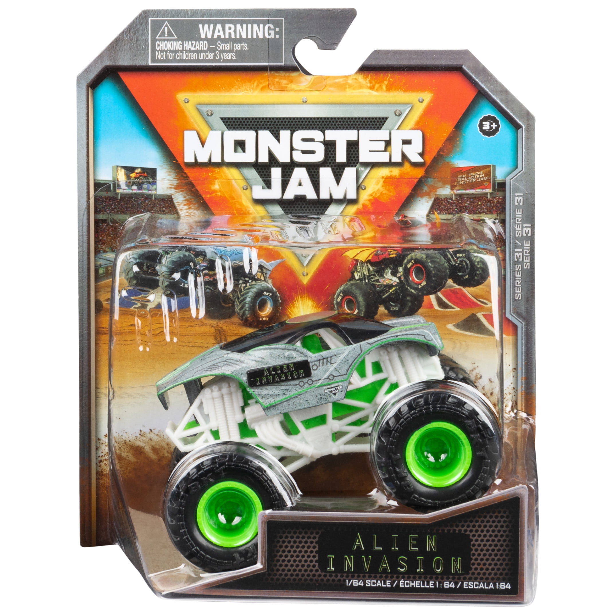 Brandclub - Monster Jam, Official Alien Invasion Monster Truck, Die ...