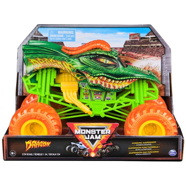 Monster Jam, Official Dragon Monster Truck - Walmart.com