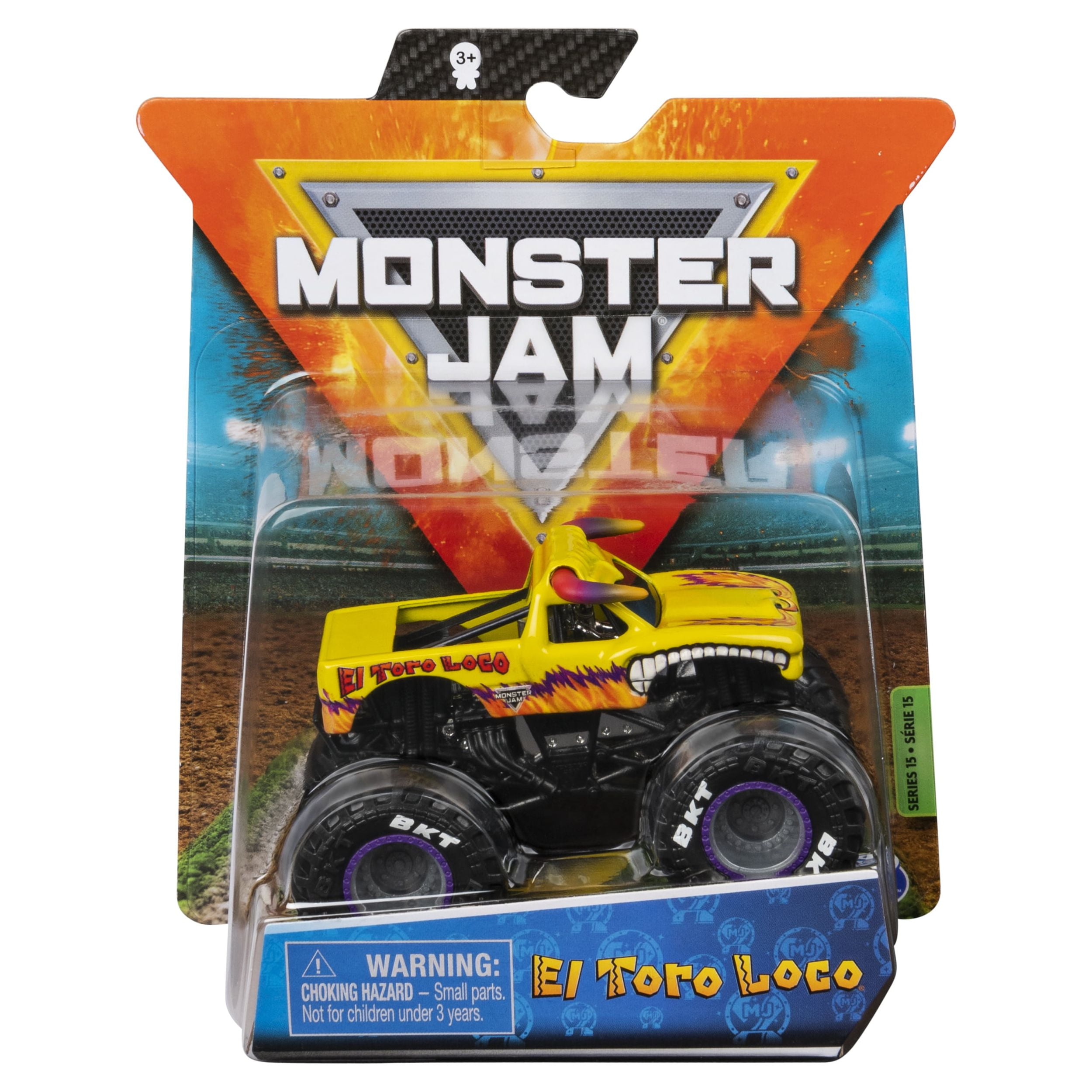 Monster Jam, Official El Toro Loco Monster Truck, Die-Cast Vehicle ...