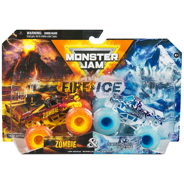 Monster Jam, Official Fire & Ice, Zombie and Northern Nightmare Die ...