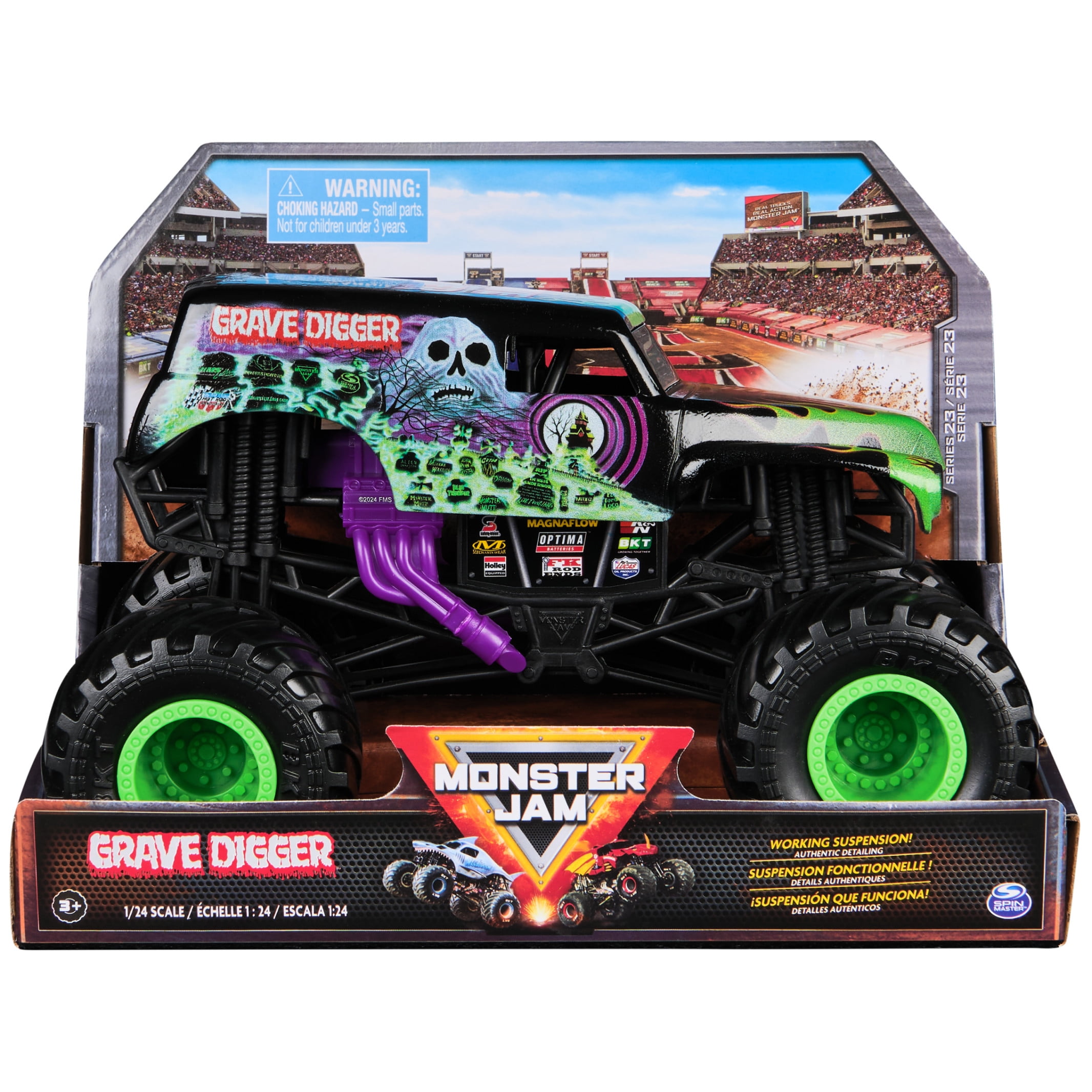 Monster Jam, Official Grave Digger Monster Truck - Walmart.com