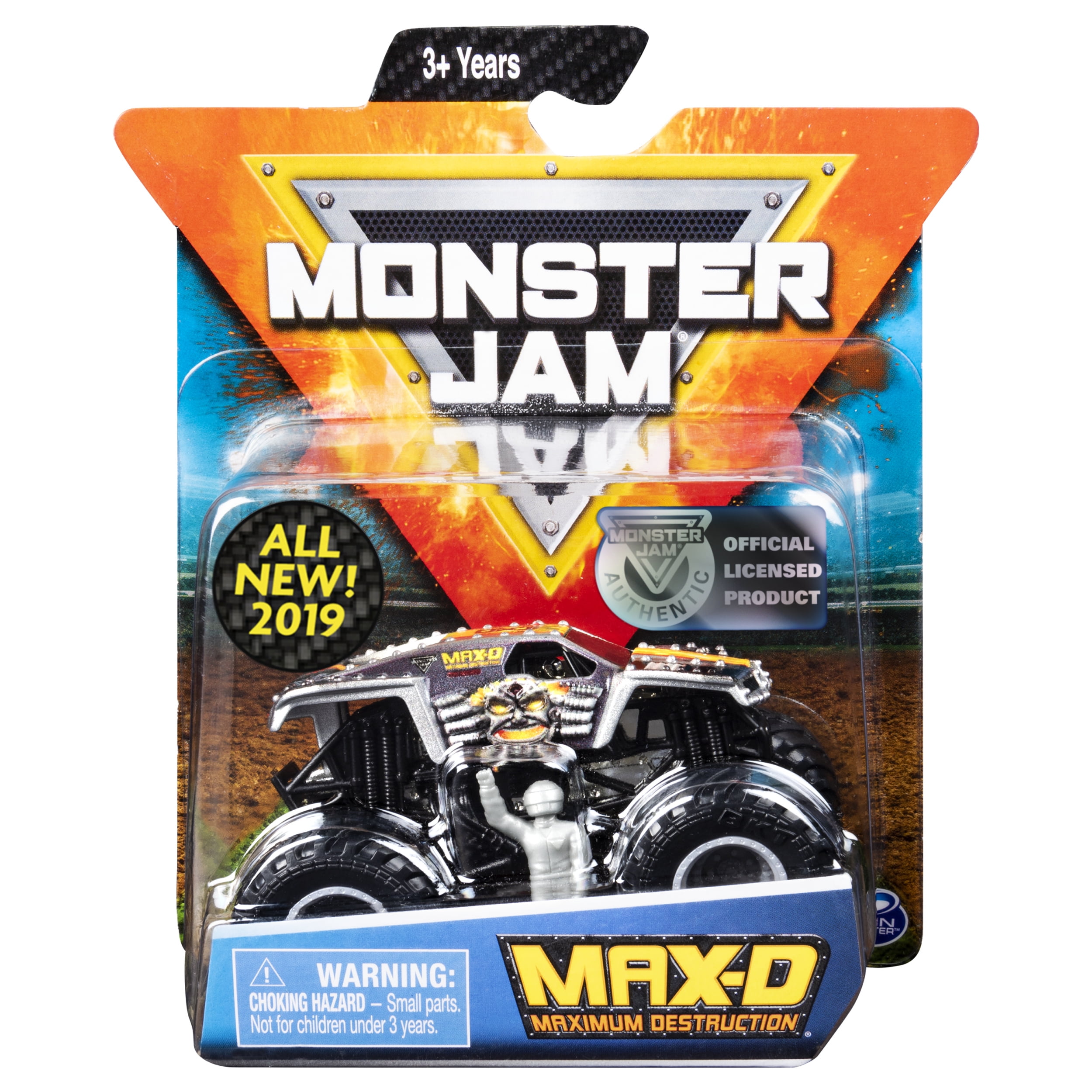Monster Jam Max D Monster Truck 1:64 Die-Cast Vehicle - Walmart.com
