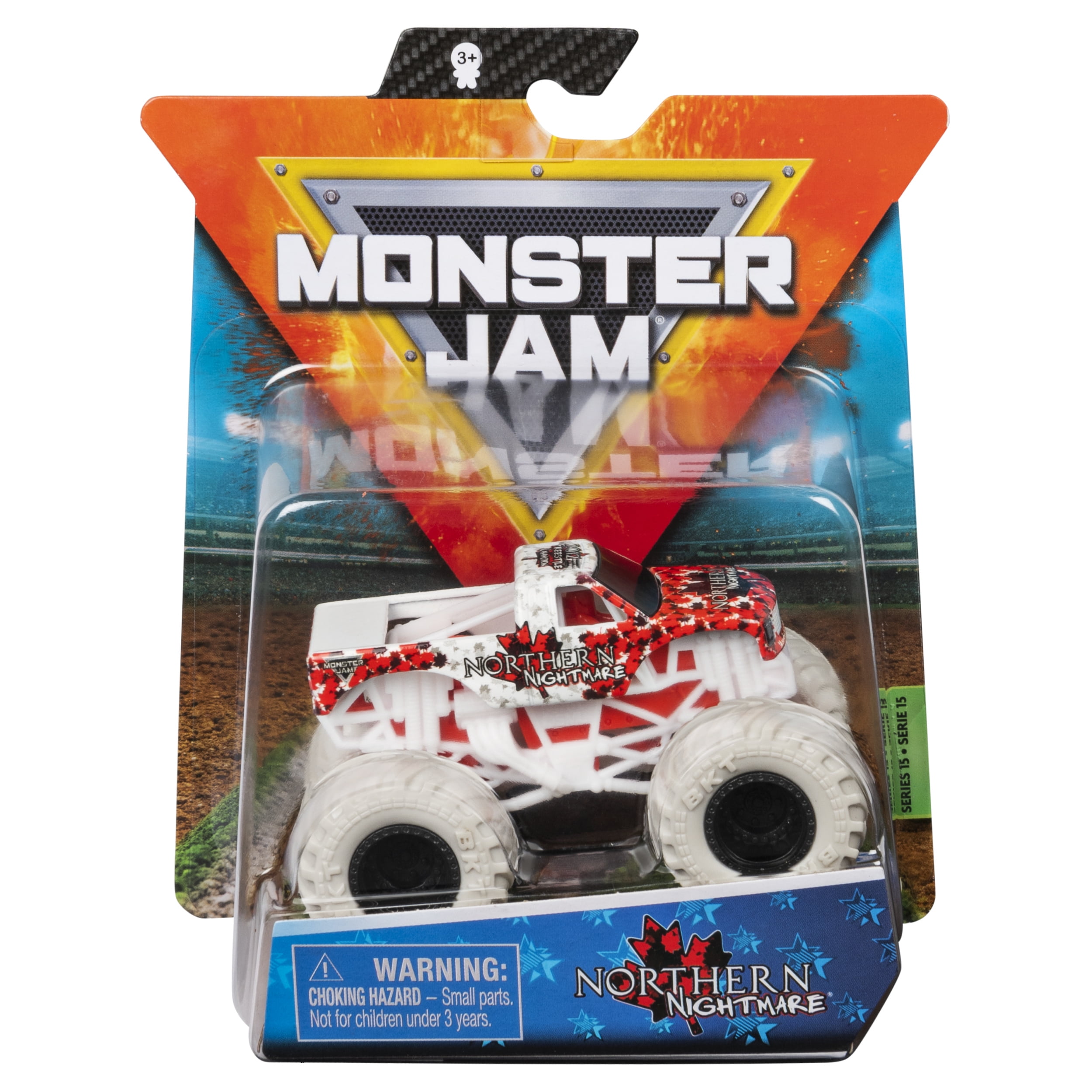 Monster Jam, Official Northern Nightmare Monster Truck, Die-Cast ...