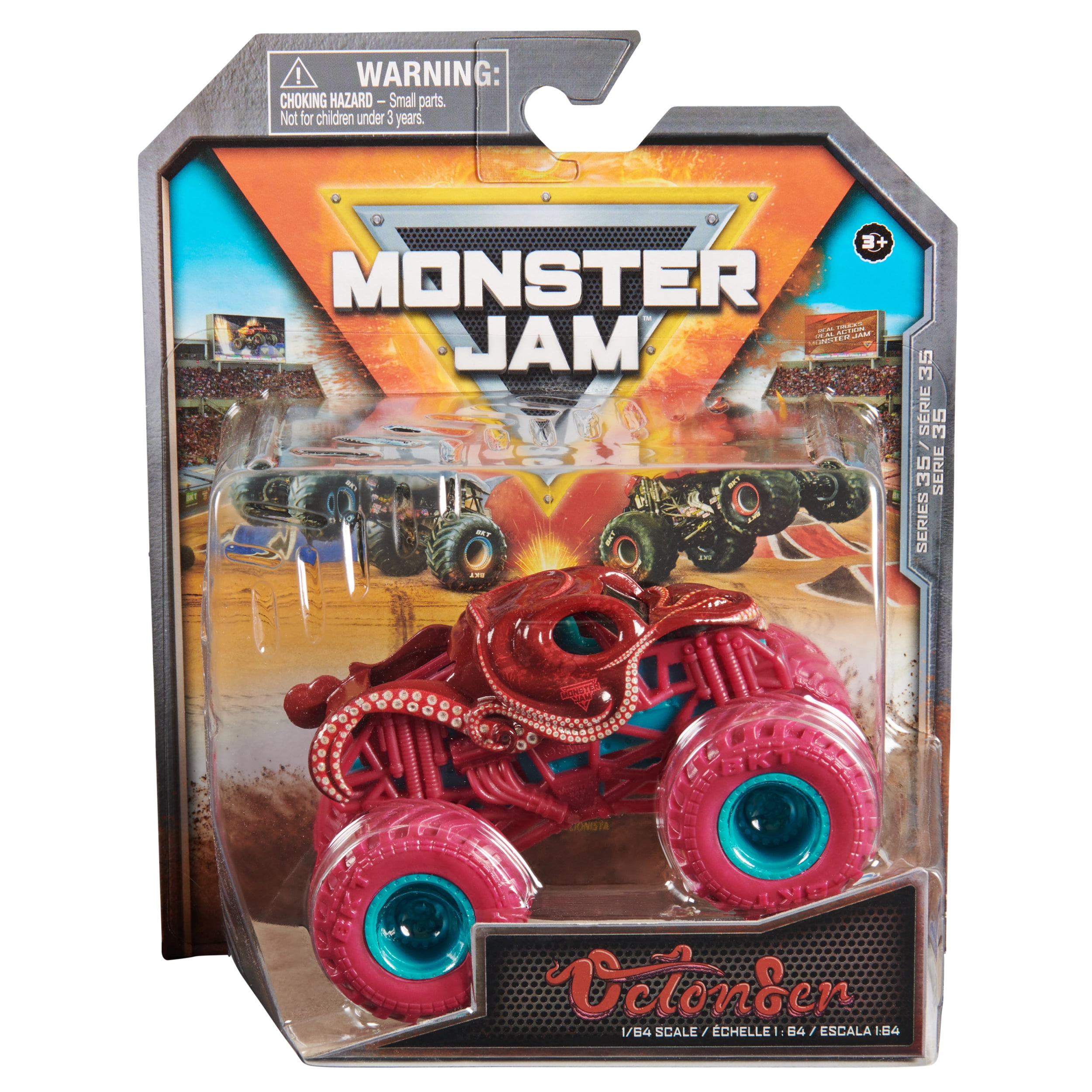 Monster Jam, Official Octon8er Monster Truck, Die-Cast Vehicle, 1:64 ...