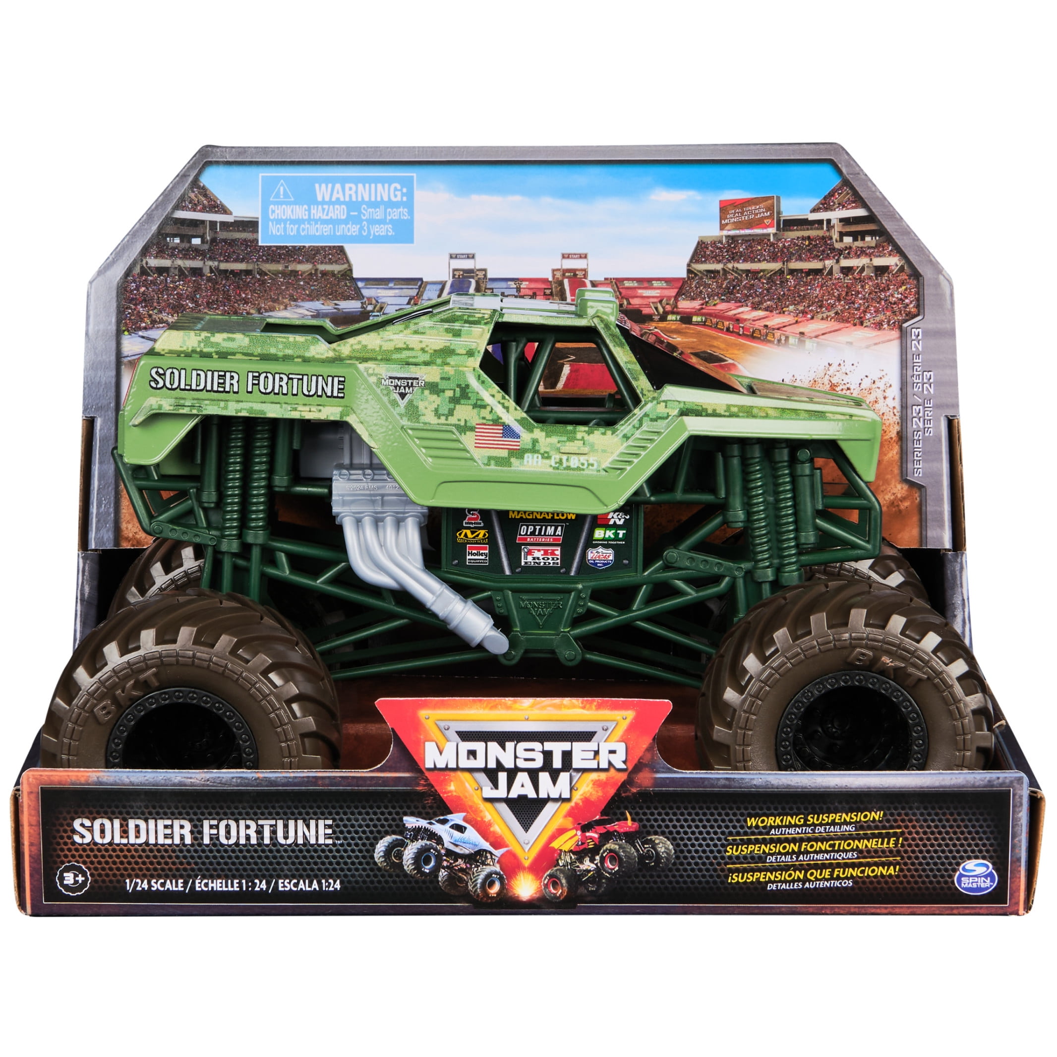 Monster Jam, Official Soldier Fortune Monster Truck - Walmart.com