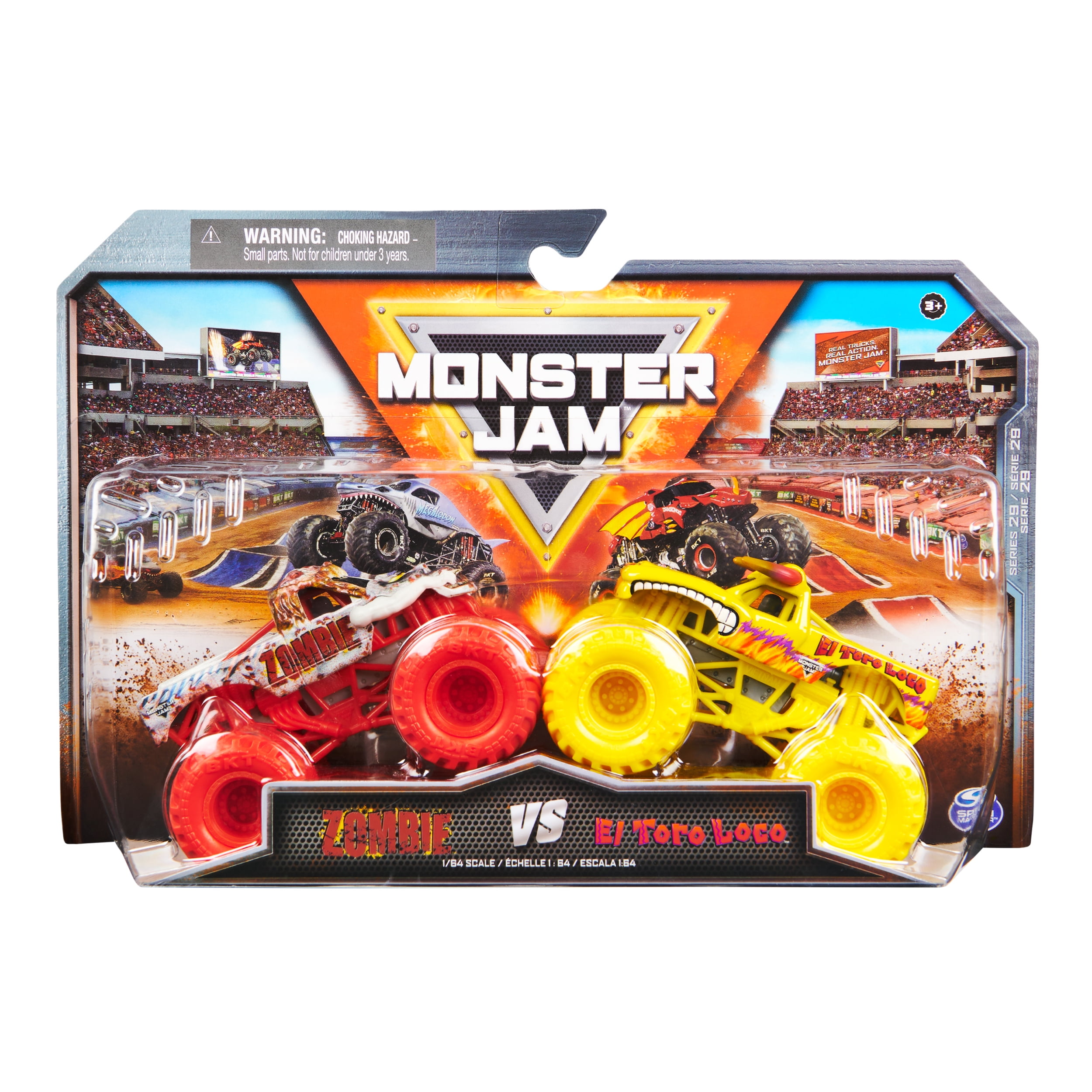 Brandclub - Monster Jam, Official Zombie Vs. El Toro Loco Die-Cast ...
