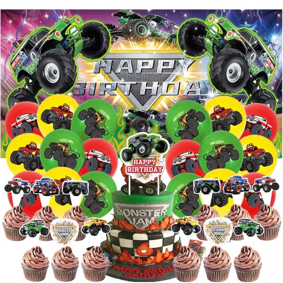 Monster Jam Party Supplies in Party & Occasions - Walmart.com