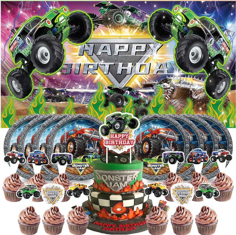 Monster Jam Party Supplies in Party & Occasions - Walmart.com