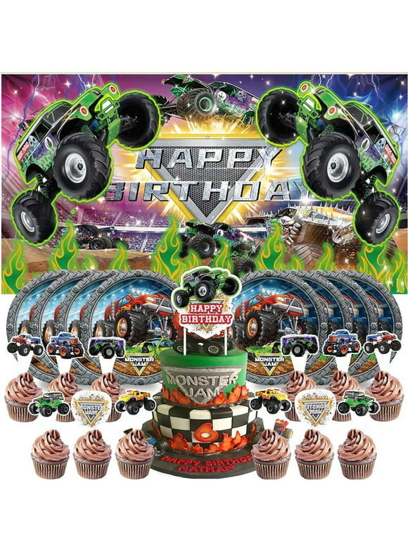 Monster Jam Party Supplies in Party & Occasions - Walmart.com