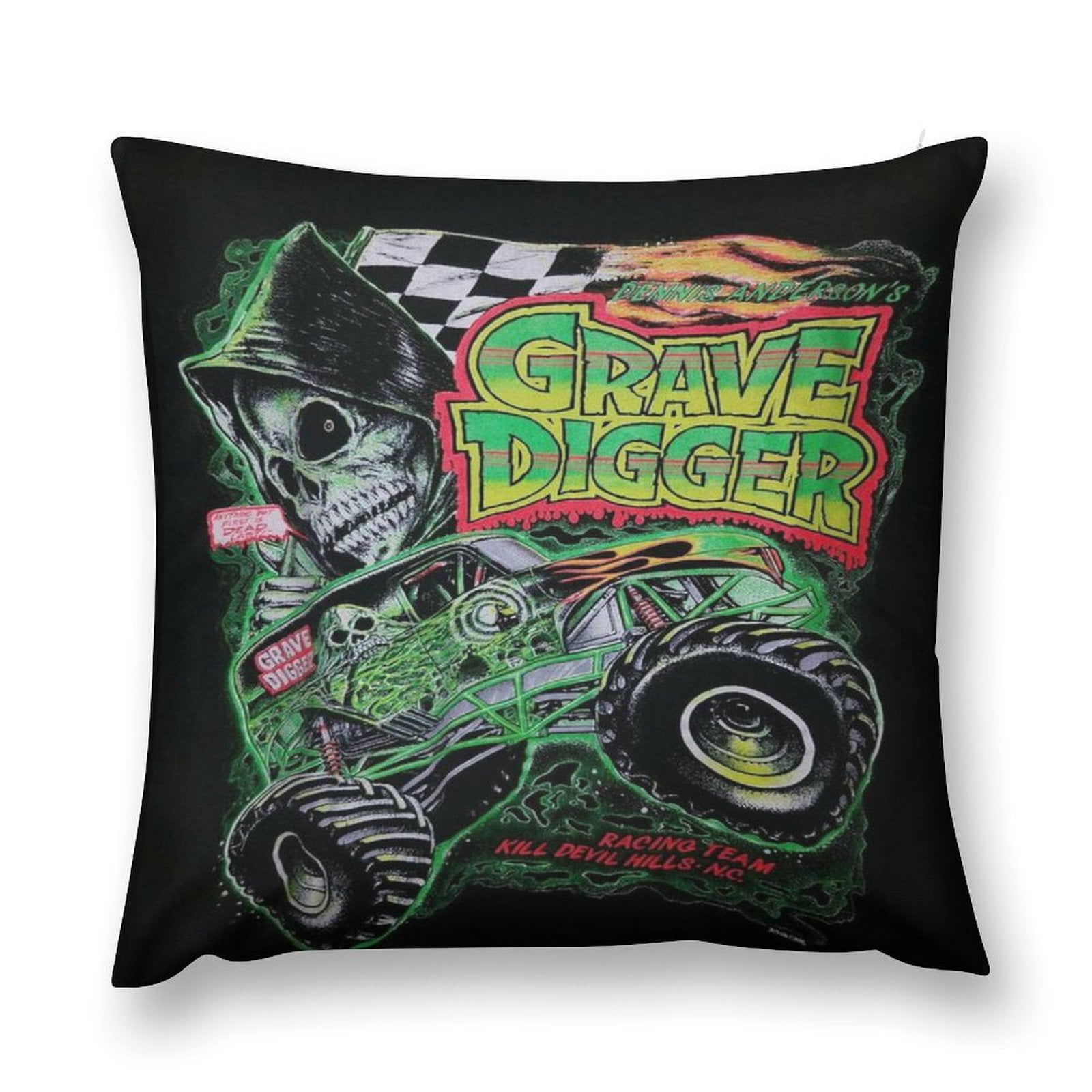 Monster Jam Plush Pillow Case Throw Multisize Ultra-comfortable ...