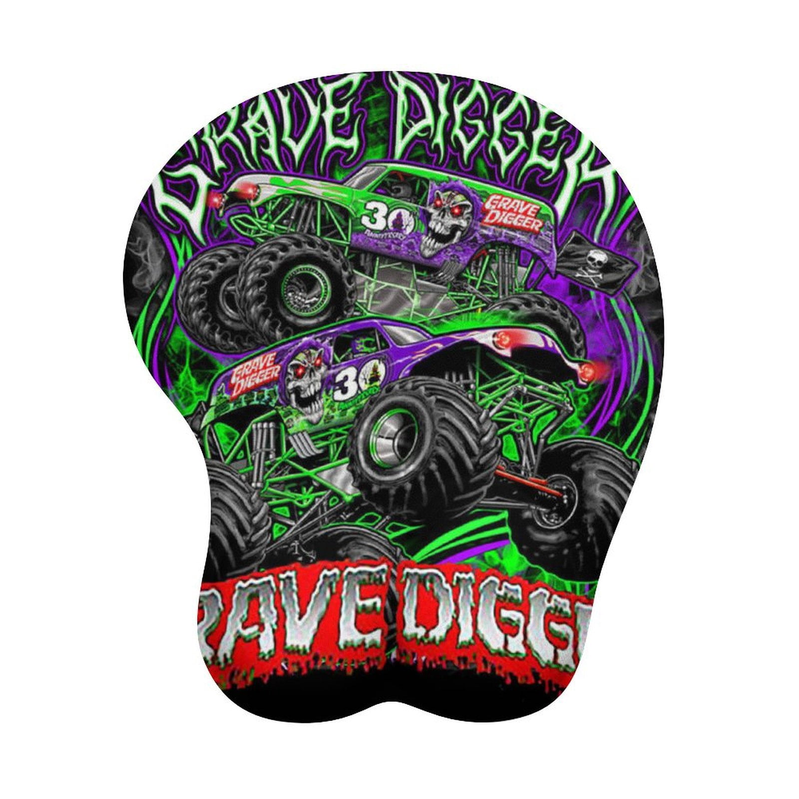 Monster Jam Portable Silicone Mouse Pad Wrist Mouse Pad Computer Mouse ...