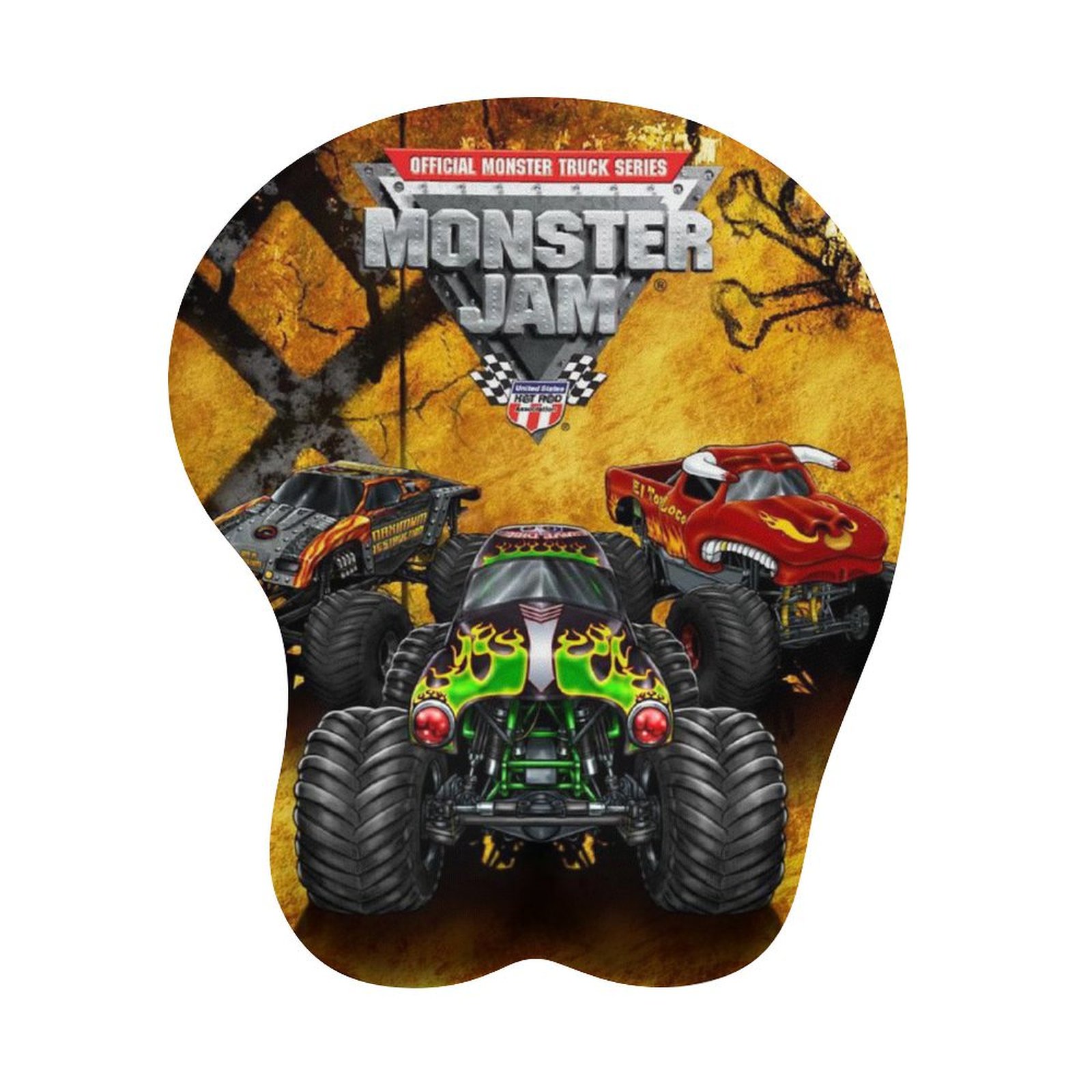 Monster Jam Portable Silicone Mouse Pad Wrist Mouse Pad Computer Mouse ...