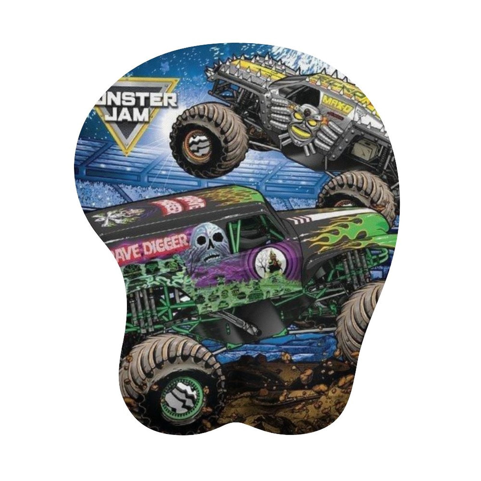 Monster Jam Portable Silicone Mouse Pad Wrist Mouse Pad Computer Mouse ...