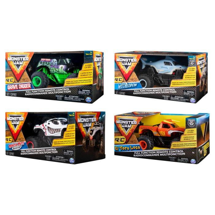 Monster Jam - Rc 1:24 Scale - ASSORTMENT - Walmart.com